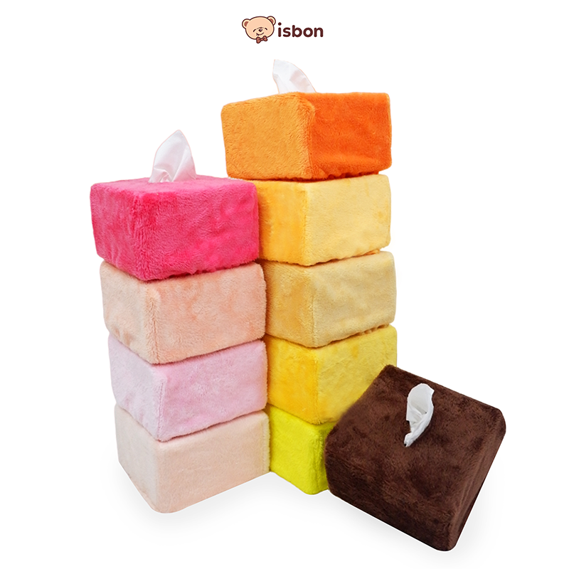 ISTANA BONEKA Tissue Cover Saja Warna POLOS Tisu Kotak Kecil Pop Up 150 ...